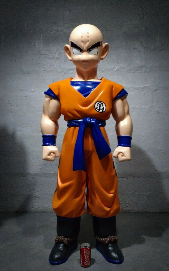 Krillin Super Saiyan Dragon Ball Z life size custom statue Finet sides ...